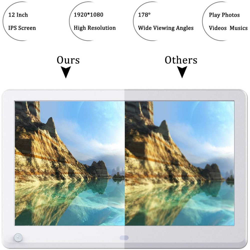 Atatat Digital Picture Frame - HD Digital Photo Frame