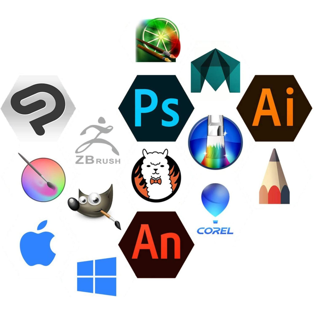 GAOMON PD2200-22 Drawing Tablet: Full HD, Tilt Pen, for Pros