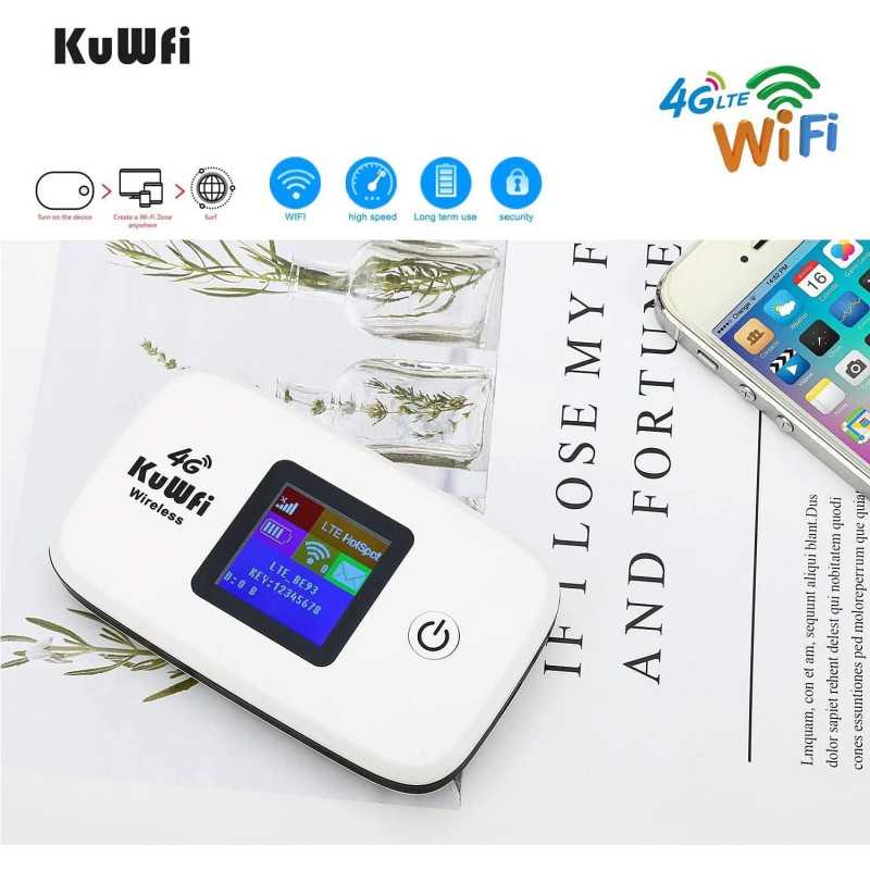 KuWFi 4G LTE Hotspot: Stay Connected Anywhere, Anytime