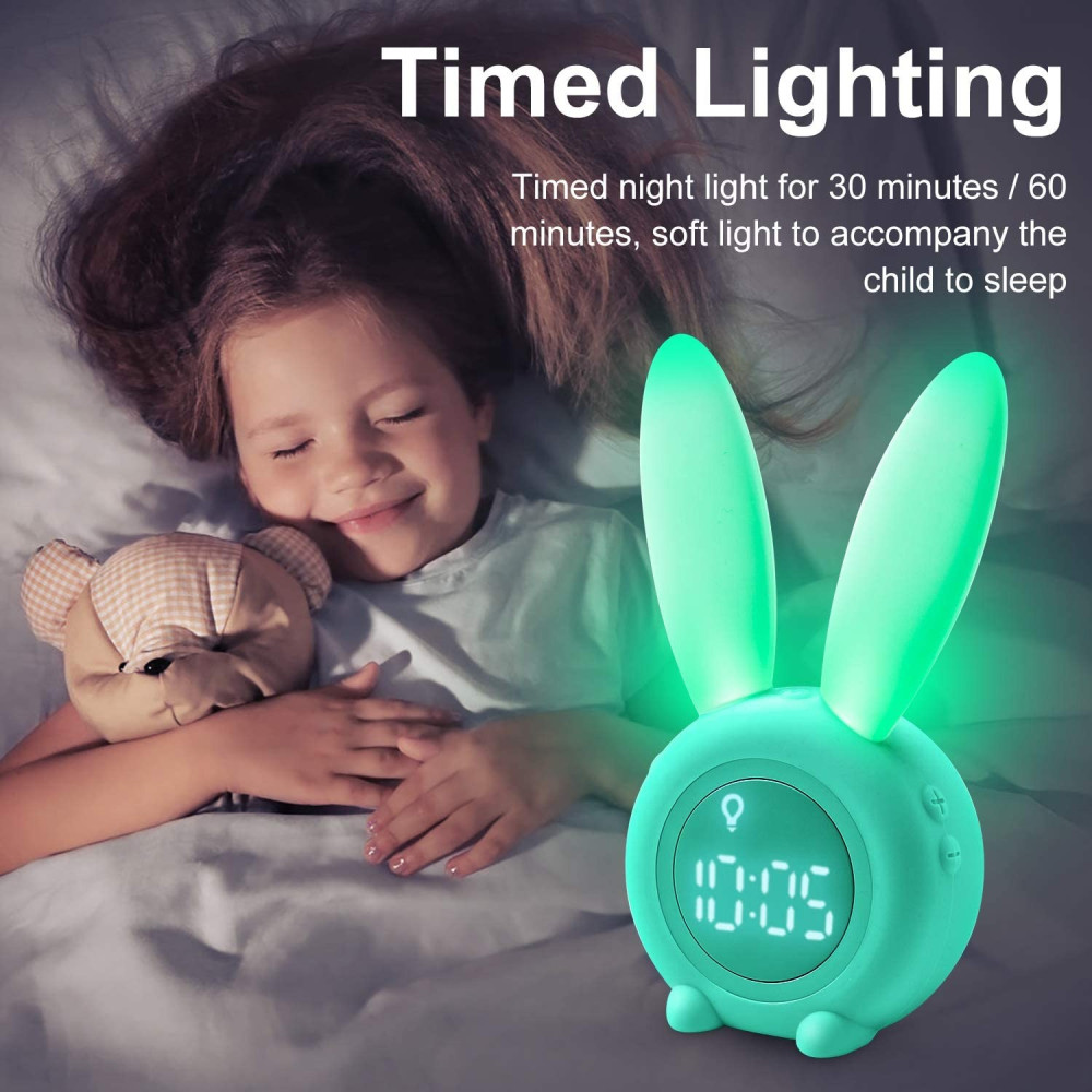 Homealexa Kids Rabbit Night Light: Touch & Remote Control