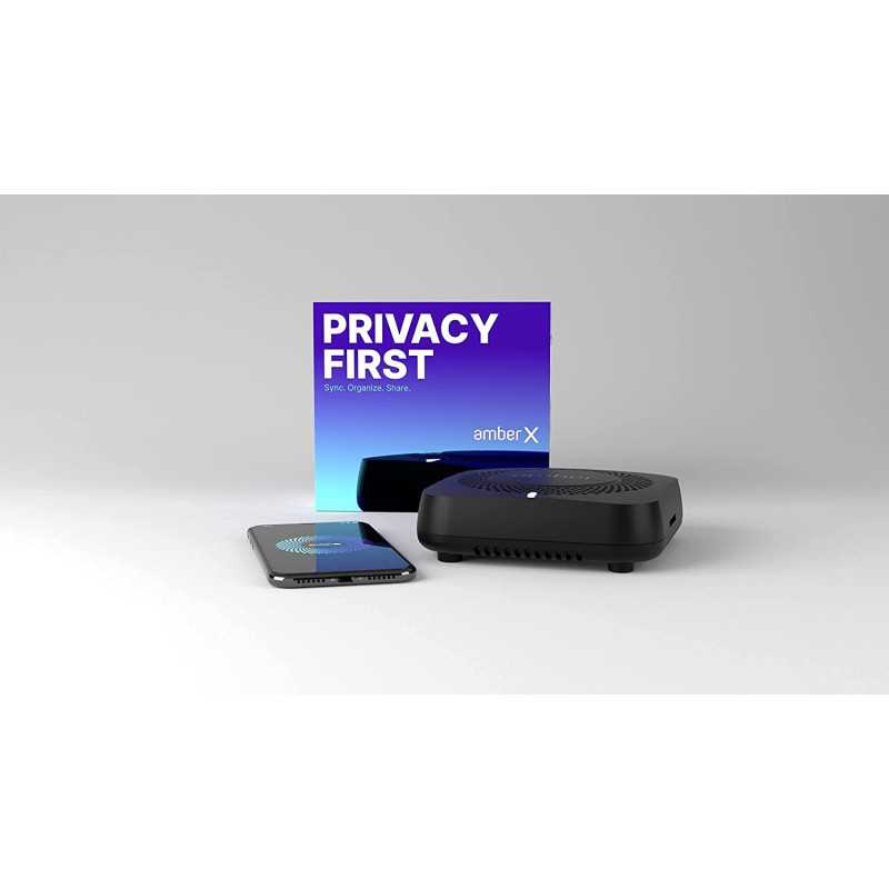 Amber X Personal Cloud Storage - 512GB SSD, Secure and Fast