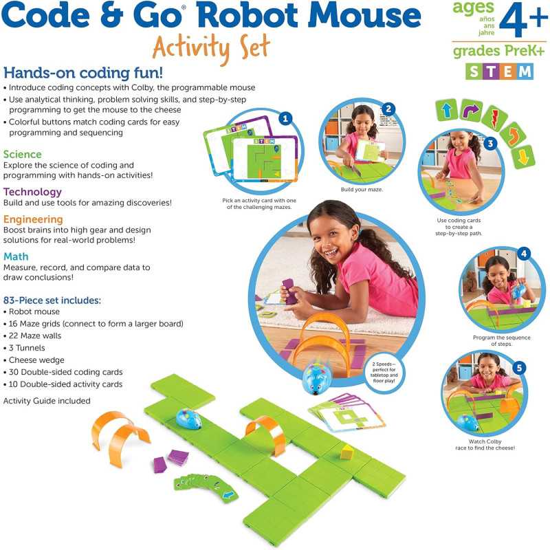 Code & Go Robot Mouse Activity Set - Fun Coding Learning for Kids