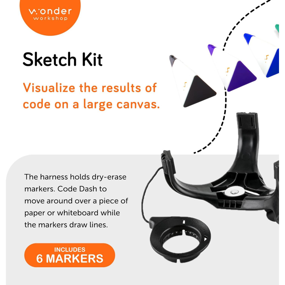 Wonder Workshop Dash Robot - STEM Learning & Coding Fun for Kids 6+