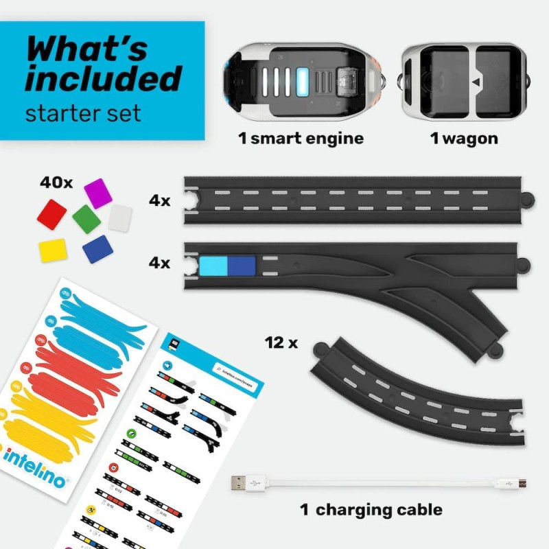Smart Train Starter Set – Programmable STEM Toy for Kids 3+