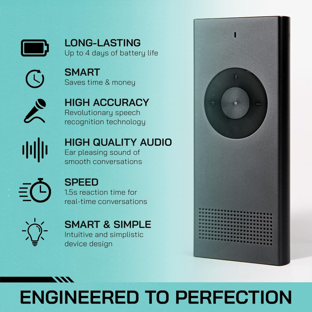 Portable Two-Way Translator: Communicate in 36 Languages Effortlessly