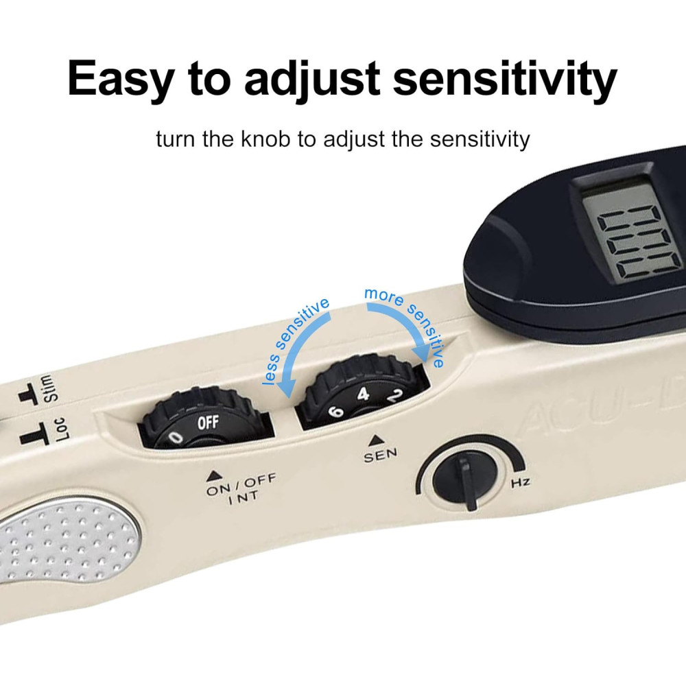 Rechargeable Electronic Acupuncture Pen with 3 Massage Heads