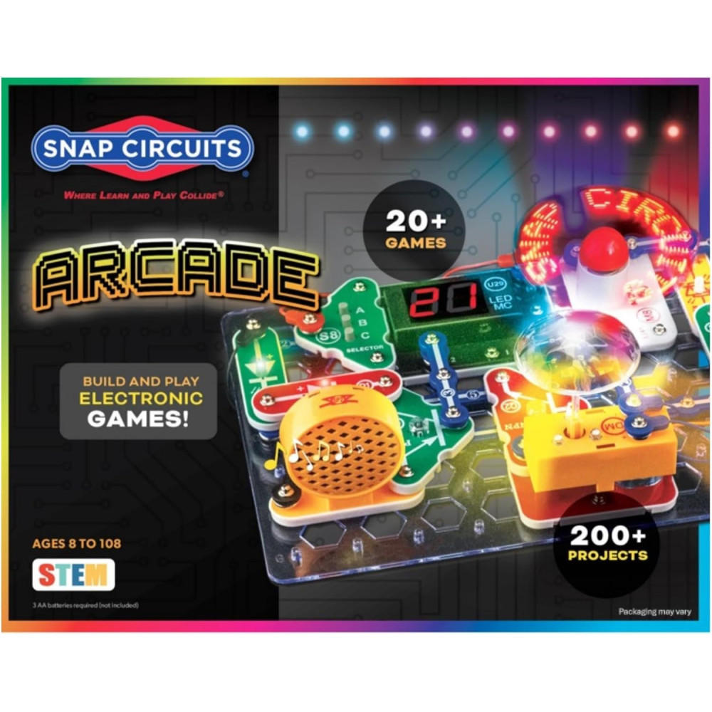 Snap Circuits Arcade Kit SCA-200 | STEM Electronics for Kids 8+