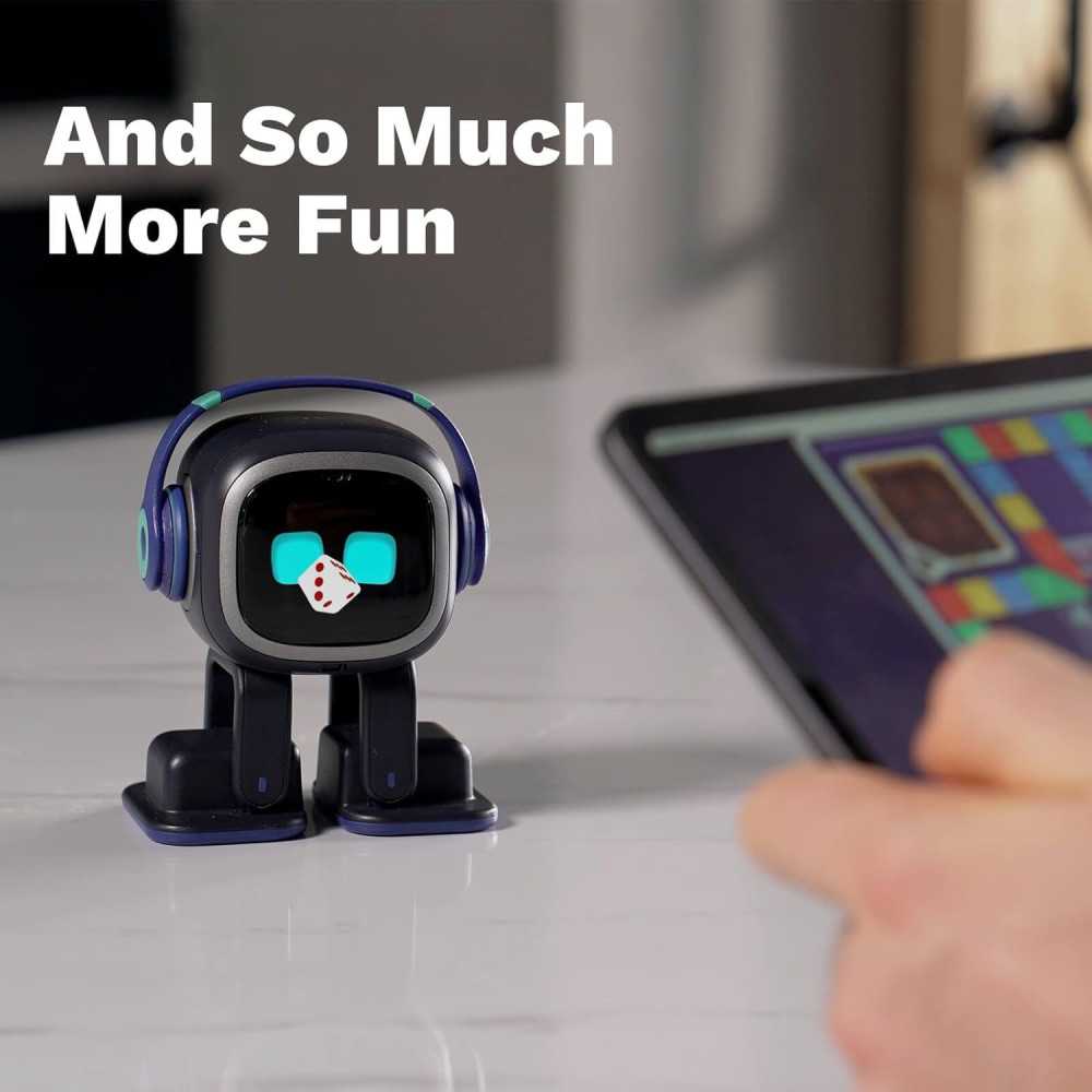 AI Desk Robot Companion with ChatGPT, Voice Commands & Dancing Pet