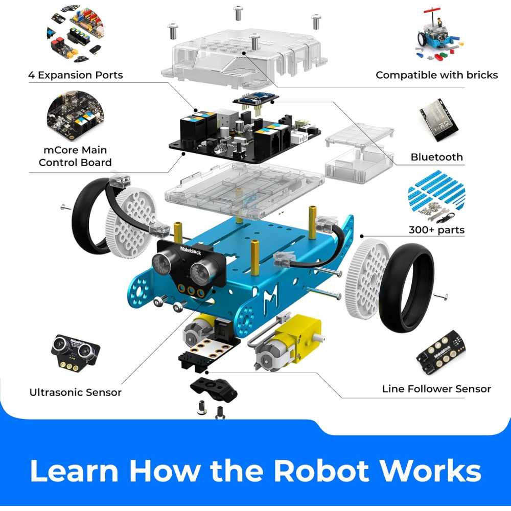 Makeblock mBot Robot Kit for Kids 8-12 – Learn Coding & STEM Toys