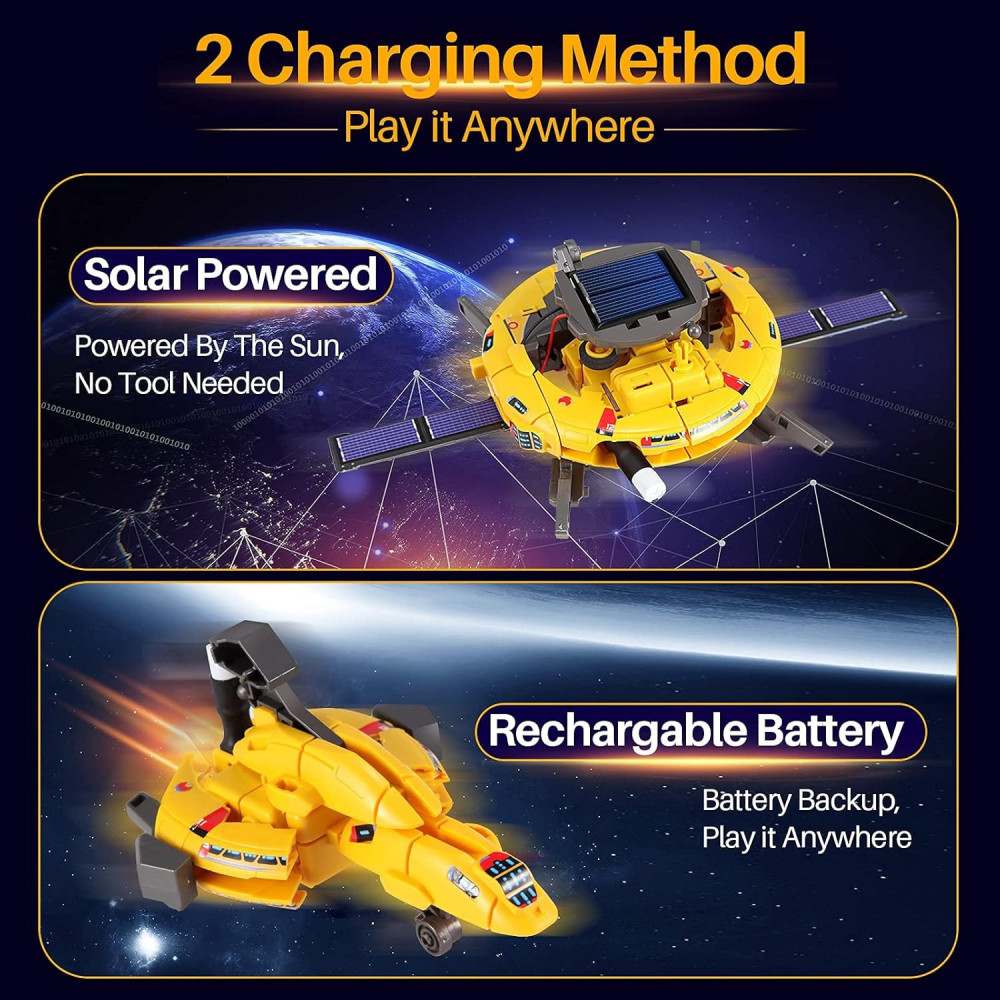 COBFDHA STEM Solar Robot Science Kits for Kids Ages 8-14, 120Pcs