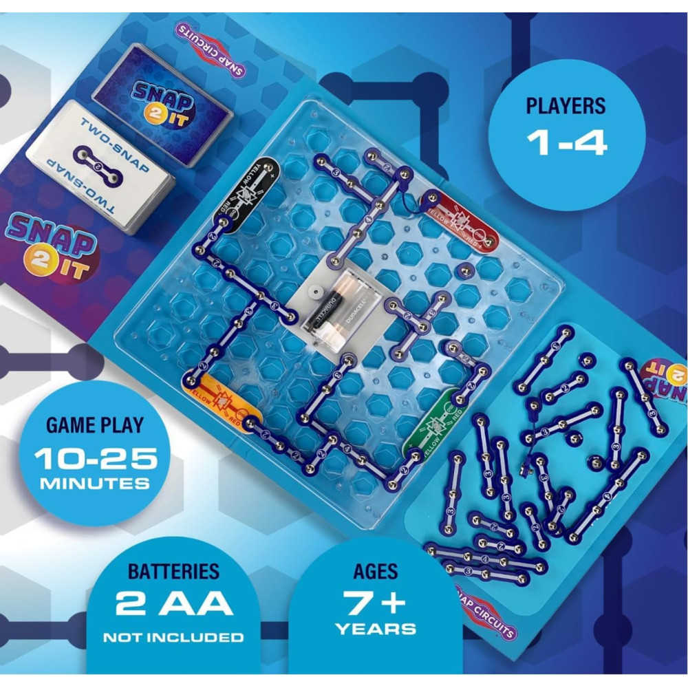 Snap Circuits SNAP 2 IT® Board Game – STEM Fun for Kids 7+