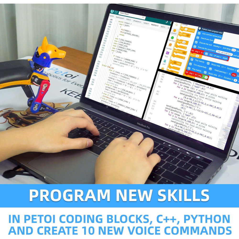 Robot Dog Bittle X V2 | Pre-Assembled Smart Coding Robot Kit & STEM Toy