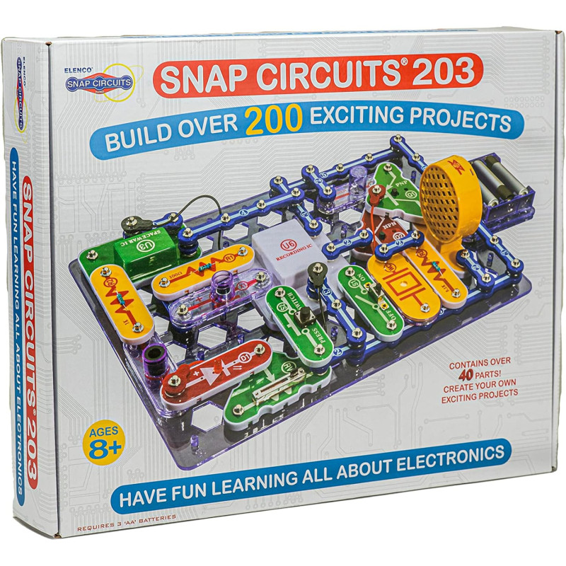 Kit Snap Circuits 203 : 200+ Projets STEM et 42 Modules