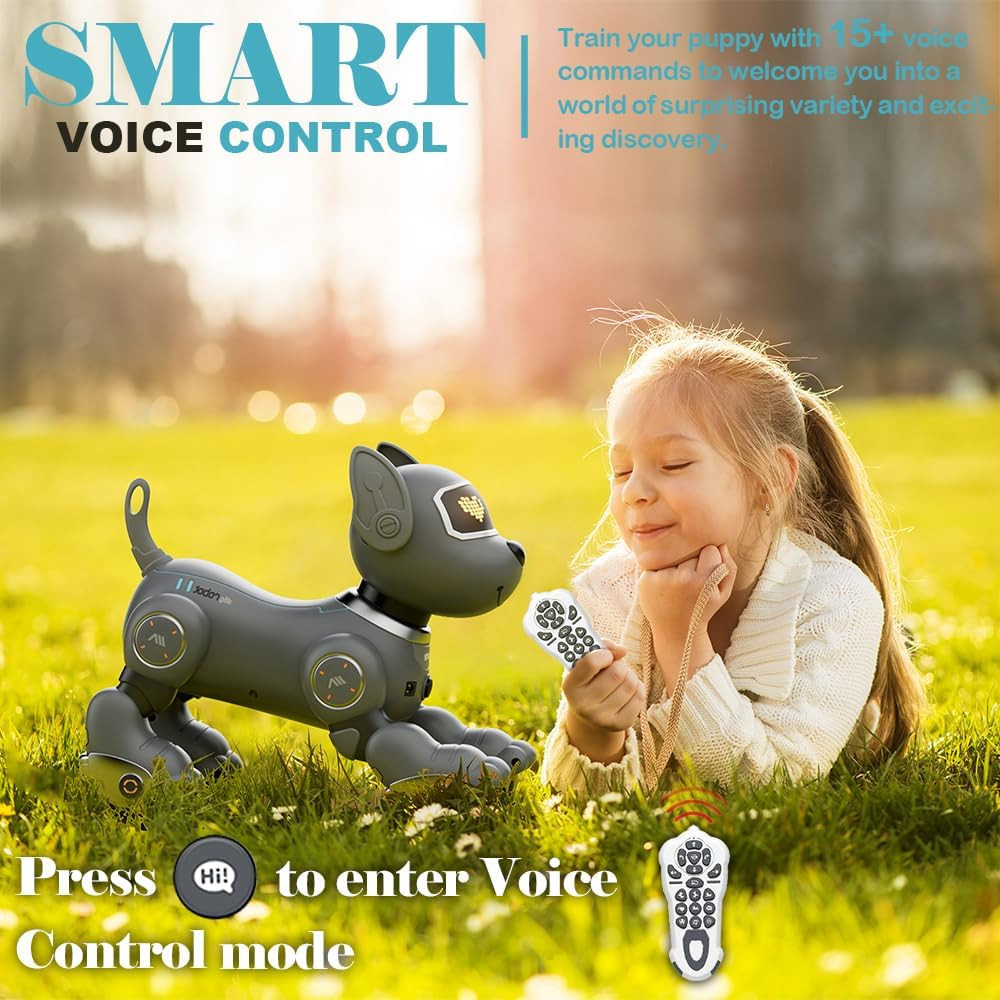 VATOS Robot Dog Toy with Voice, Remote Control & Interactive Sensors