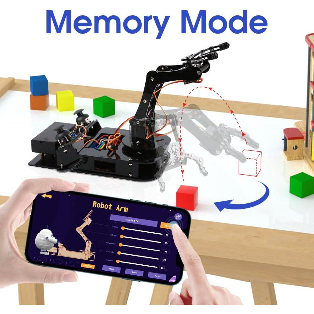 Kit Robot Bras Robotique 4 DOF ESP32 pour Enfants & Adultes