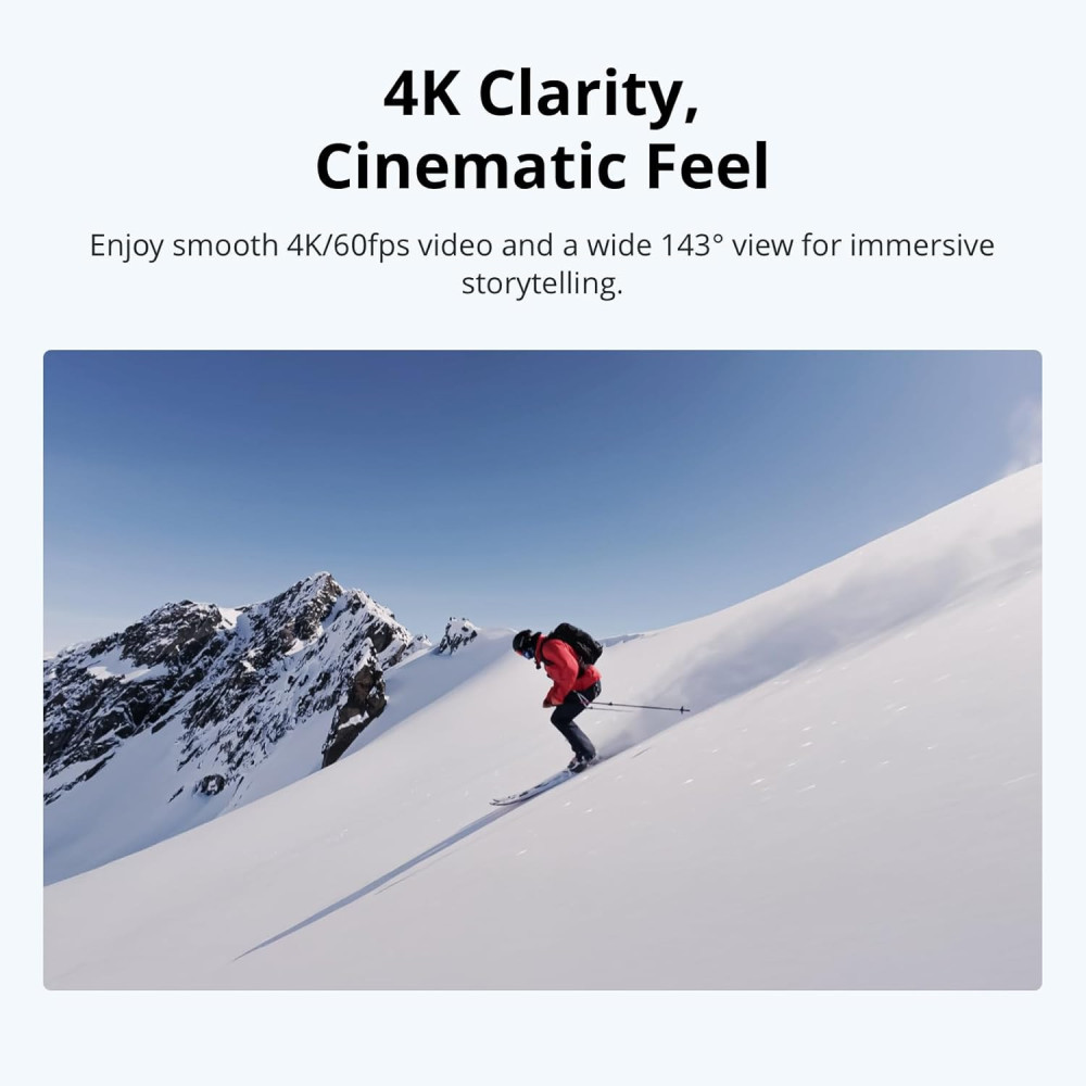 DJI Osmo Nano Combo 4K/60fps 128GB - Caméra Vlog Compact