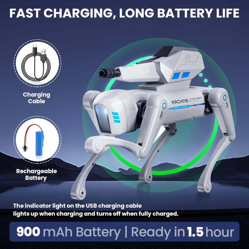 Interactive Smart Robot Dog Toy for Kids | STEM Learning & Remote Control