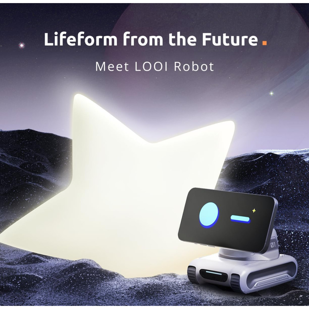 LOOI AI Robot Desktop Companion with Voice, Memory & Wireless Charge
