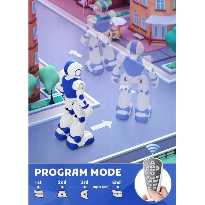 Programmable Robot Toy for Kids Ages 4-10 | Remote Control & Dancing