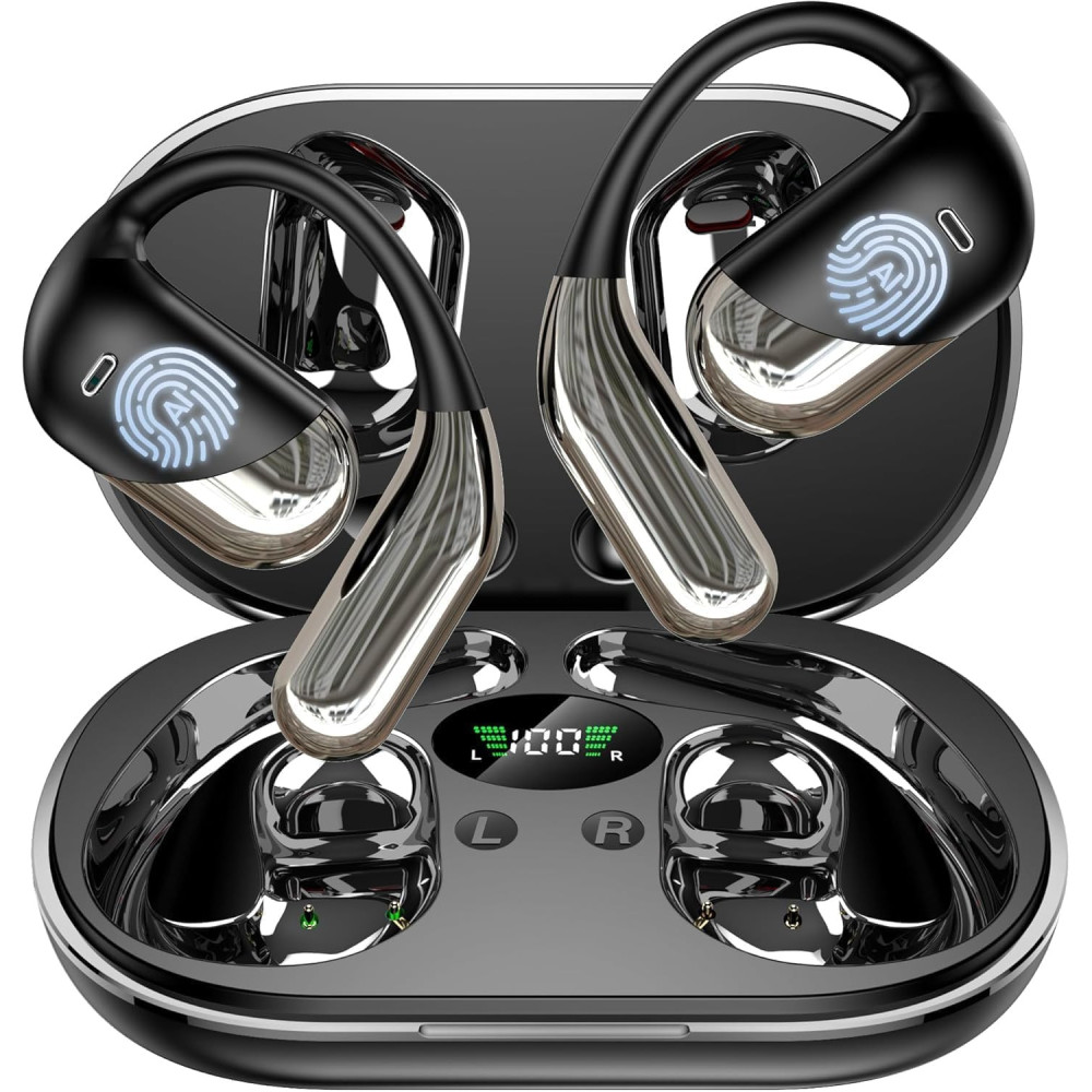AI 144-Language Real-Time Translation Earbuds – 3-in-1 Travel Device
