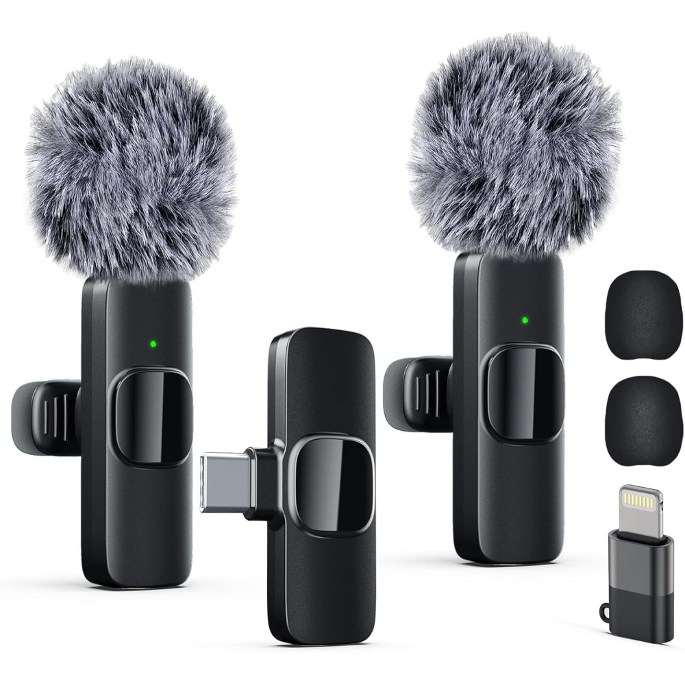 Wireless Lavalier Microphone for iPhone & iPad – Interview, Podcast, Vlog